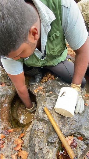 River Gem Mining – Rock Hole Treasure | Gemstone Digging | Natural Gem Hunting