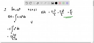 SOLVED:Find the expected value and variance for each random variable whose probability density function is given. When computing the variance, use formula (5). f(x)=5 x^4, 0 ≤x ≤1