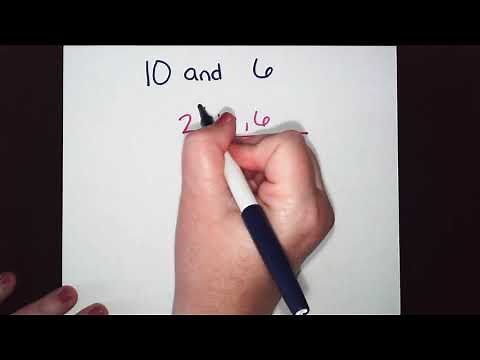 LCM (upside down birthday cake method)