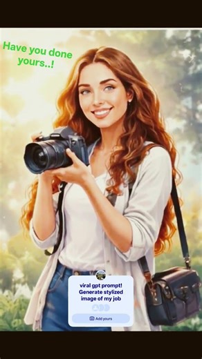 Chat Gpt Prompt...generate stylized image of my profession _ add your profession _😉