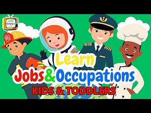 Learn Jobs and Occupations 👨🏻‍🚒👨🏾‍🍳👩🏼‍🚀👨‍✈️| #kidslearning #learnjobs #kidseducation
