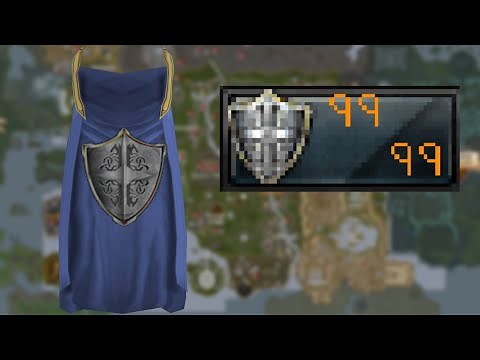 99 Defence Cape Emote + NPC Location | RuneScape 3 (RS3)