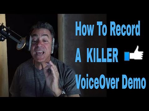 Recording A Commercial Voice Over Demo with Joe Cipriano - How To Do Voice Over