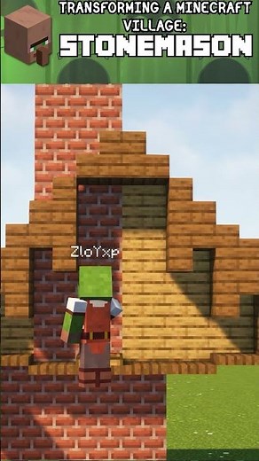 NEW Stone Mason house! Minecraft Plains Village design