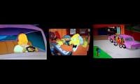 Mix of 3 videos from youtube : The Simpsons Intros (All Versions 1-3   Ver. 2 Proto)