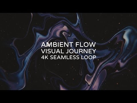 Liquid Void Infinity | 4K Ethereal Cosmic Visualizer | 1 Hour
