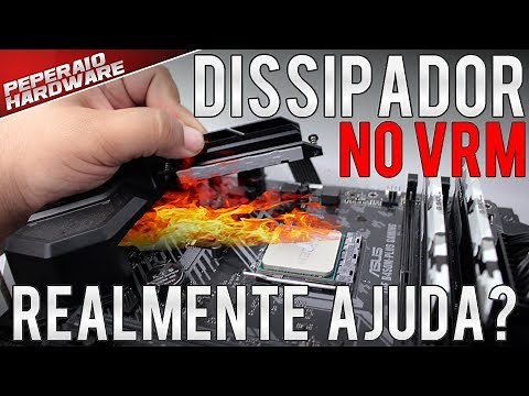 Dissipador no VRM faz diferença? Teste com e sem dissipador / Air cooler vs Water cooler