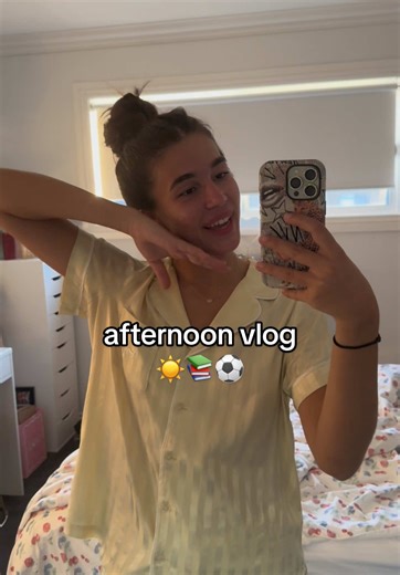 afternoon vlog!! ☀️📚⚽️ #afternoonvlog #vlog #vlogger #grwm #skincare #makeup #beauty #school #schoollife
