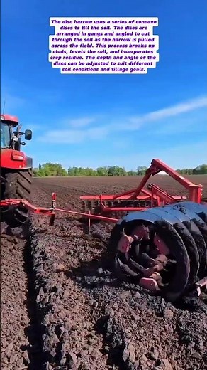 Disc Harrow in Action: Preparing the Soil for Planting!