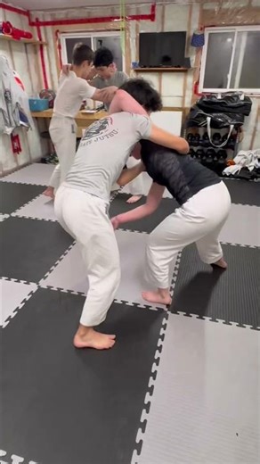 Karate belt test. Nage Waza