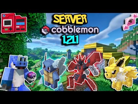 💒SERVER con MODS COBBLEMON🔴 MINECRAFT 1.21.1 NO PREMIUM🐝🌳 (NUEVO)