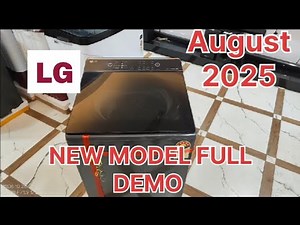 #LG 8-kg #washing machine New Model August - #2025 Proshield motor #Full Demo Model No-T80KKMMB3Z
