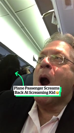 4.1M views · 81K reactions | This plane passenger had clearly had enough of the child screaming  | VT | Facebook