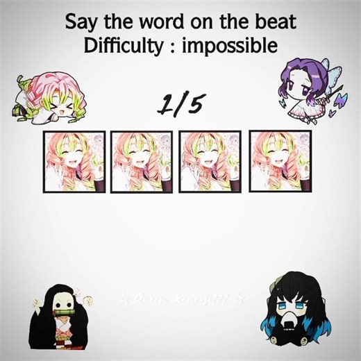 say the word on beat challenge #demonslayer #kimetsunoyaiba #trending #shorts #edit