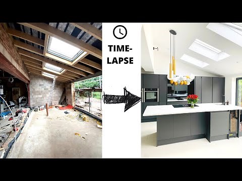 WRAP AROUND KITCHEN EXTENSION TIME-LAPSE: + UTILITY & EN-SUITE GUEST ROOM / OFFICE