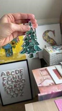 #diy Christmas tree 🎄 #art #quillingcreation