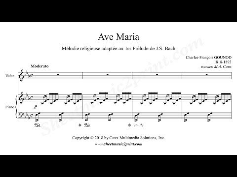Gounod : Ave Maria - E flat Major