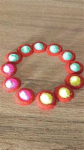 Simple Rangoli | Satisfying Rangoli | Easy Rangoli Tips and Tricks|ASMR#rangoli#satisfying#asmr