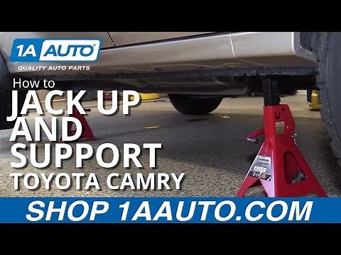 How to Jack Up and Support 98-03 Toyota Camry