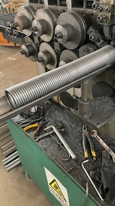 1.6K views | The process of rolling Extension springs for garage doors #machine #factory #process #technology #manufacturer #producer #manufacturing | TIM inside the factory | Facebook
