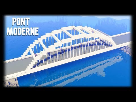TUTO PONT MODERNE | MINECRAFT