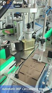 Automatic 360° Can Labeling Machine
