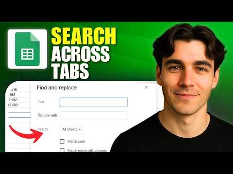 How to Search Across Multiple Sheets Or Tabs In Google Sheets (Tutorial 2026)
