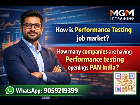 How is Performance Testing job market currently in Jan 2026? MGM IT Training & Placement