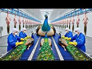 Inside the Peacock Feather Factory: From Nature to Luxury Fashion (Full Process)