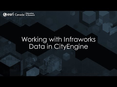 Working with InfraWorks Data in CityEngine