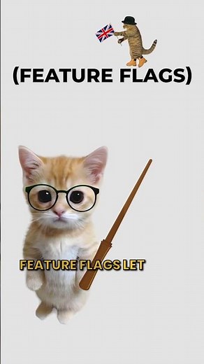 Feature flags, explained by cats. #cat #coding #devops #testing #featureflags