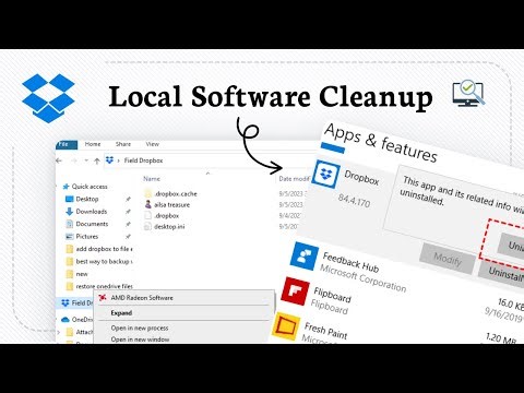 How to uninstall Dropbox on Windows PC (Registry Cleanup)
