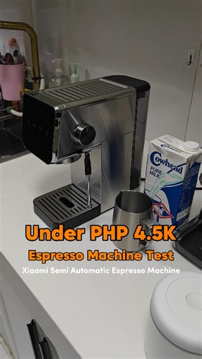 6.2K views · 52 reactions | Mainstream home espresso machines - PHP 15K+++ #Xiaomi Semi Automatic Espresso Machine - PHP 4.6K #WILD  More info: https://bit.ly/4mTuIcO | GIZGUIDEPH | Facebook