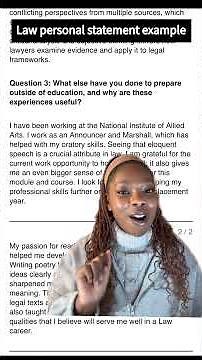 Law #personalstatement example