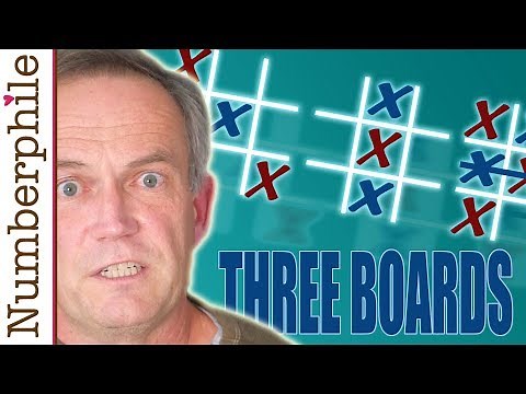 Secrets of 3-Board Tic-Tac-Toe - Numberphile
