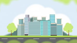City Landscape Buildings Vehicles Animation Stock Footage Video (100% Royalty-free) 3708955763 | Shutterstock