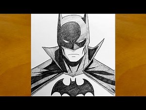 How to Draw Batman (Face & Logo) – Easy Drawing Tutorial