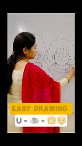 21K views · 68 reactions | Let’s make drawing fun and simple! ✏️ Here’s an Easy Drawing Activity for kids using the “U” shape and a cup ☕ — perfect for beginners. Step-by-step guidance to turn basic shapes into cute faces! #Hashtags:#EasyDrawingForKids #FunWithShapes #CreativeLearning #KidsDrawingActivity #DrawingIsFun #BeginnerDrawing #HomeschoolingFun #KittuzWorld #ArtTime #PreschoolActivity | Renu Bala | Facebook