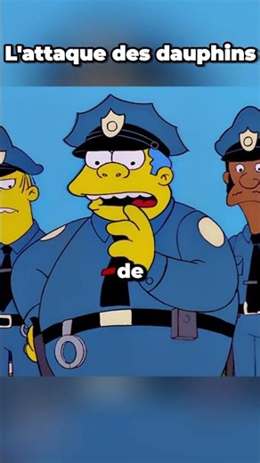 Dolphins are attacking Springfield! 😭 #simpsons #shorts #thesimpsons