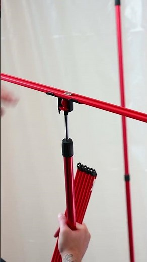 Two-story Stairway? No Problem with ZIPWALL® Dust Barriers