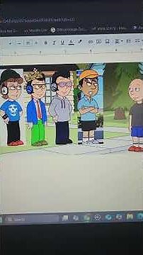 classic caillou grounds paper mario fan grounded