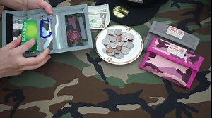 Rough Enough Kids Wallet for Boys Girls with Zipper in Canvas Khaki