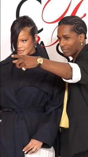 Rihanna & A$AP Rocky at the 2025 CFDA Fashion Awards