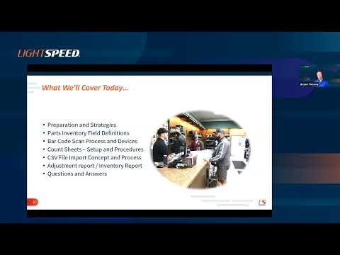 Parts Physical Inventory Year-End Webinar