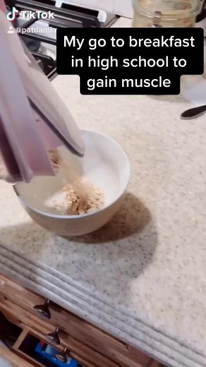 High School Muscle Gain Breakfast Recipe