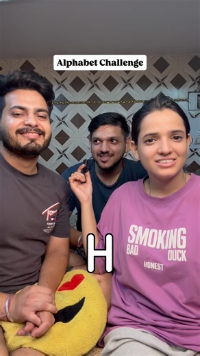 Shubham Singh on Instagram: "Alphabet Challenge 😂 . . . . . #shubnandu #shubnandureels #shubnandulove #shubnanduians #couple"