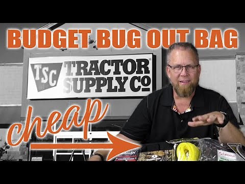 Bug Out Bag On A Budget? All From Tractor Supply Company? Yes!