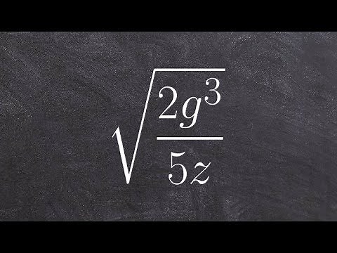 How to simplify the root of a rational expression
