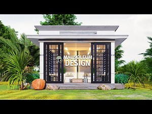 Mausoleum Design - Modern Elevated Mausoleum Design EP5