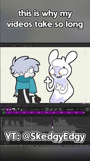 this is why my videos take so long #ytp #animation #shorts